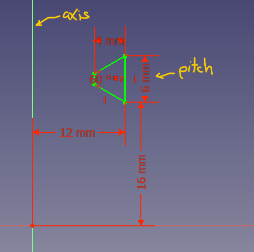 [Bug] Subtractive helix with pitch equal to the profile height results in error (new in 20.x ...