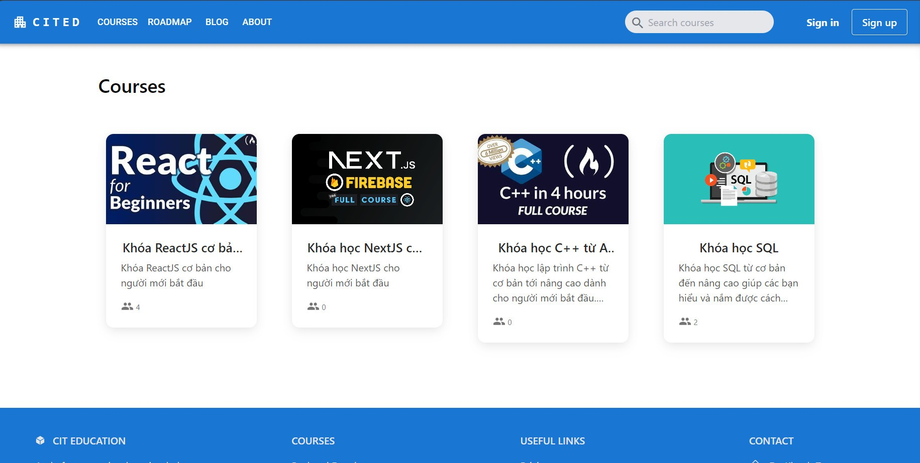 GitHub - toandokhanh/CIT-Education: A platform developed to help lecturers and students interact ...