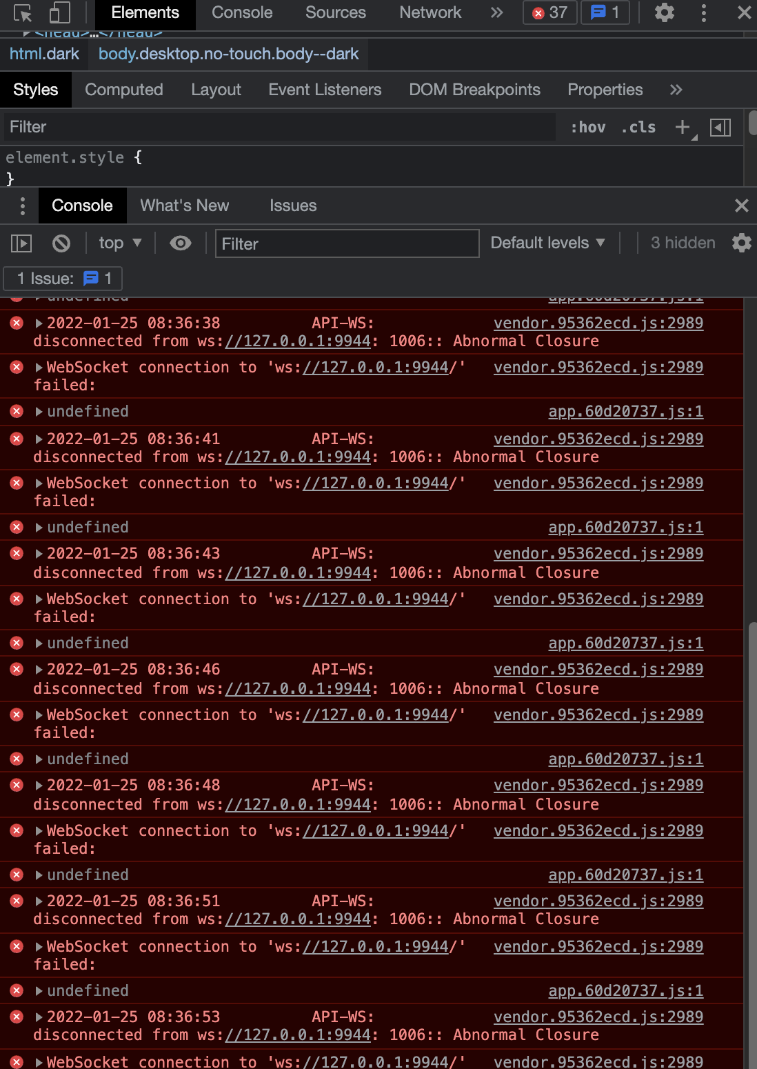 Astar Portal issue - wallet will not load · Issue #238 · AstarNetwork/astar-apps · GitHub