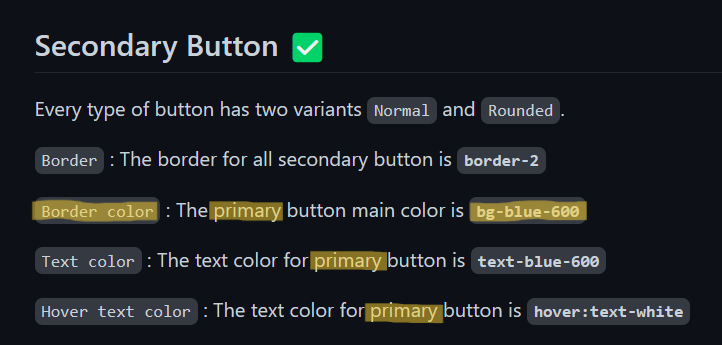 Correct The Developer Style Guide For Buttons · Issue 689 · Clueless