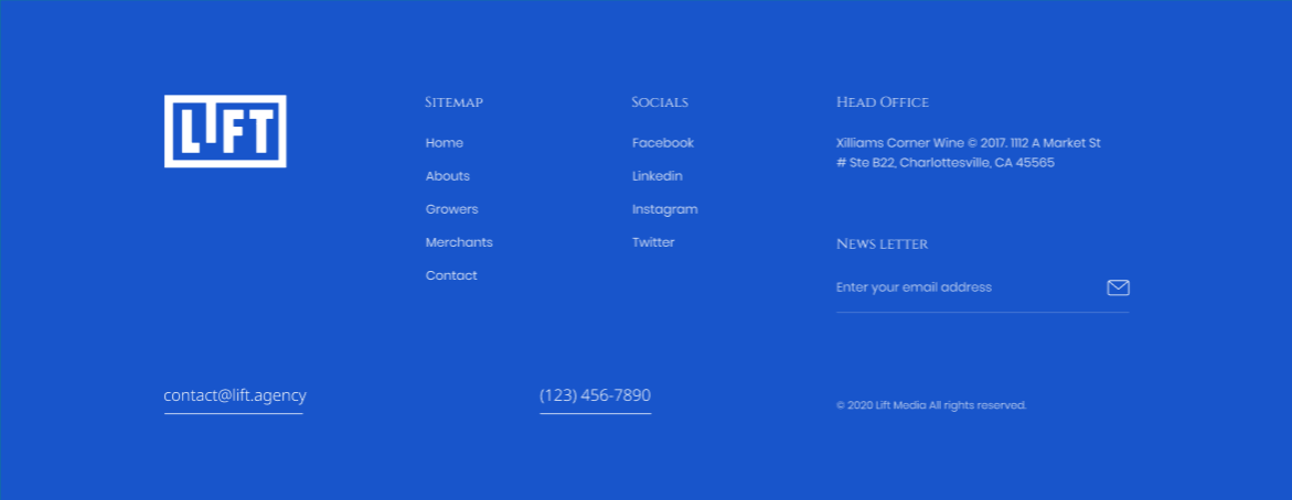 Create Footer 7 White Blue Dark · Issue 838 · Clueless Community