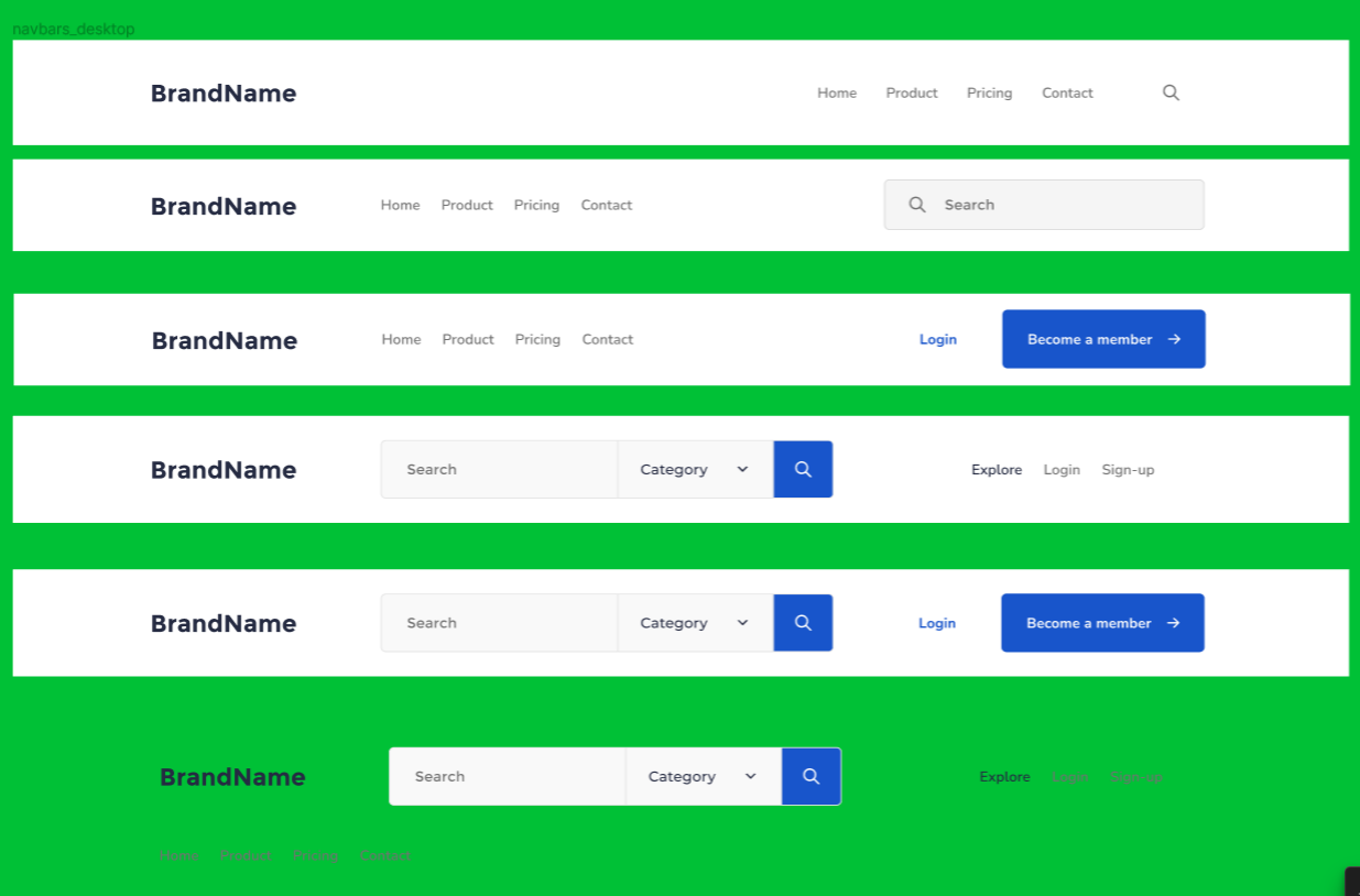 Create Desktop Navbar · Issue #895 · Clueless-Community/seamless-ui · GitHub