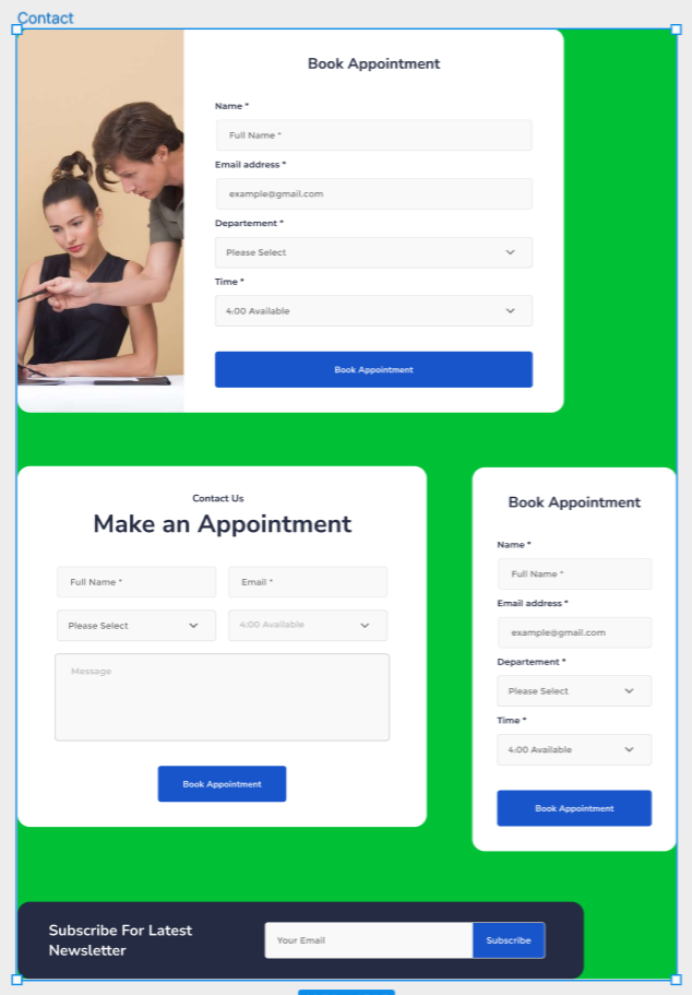 Merge Book Appointments and Contact · Issue #938 · Clueless-Community/seamless-ui · GitHub
