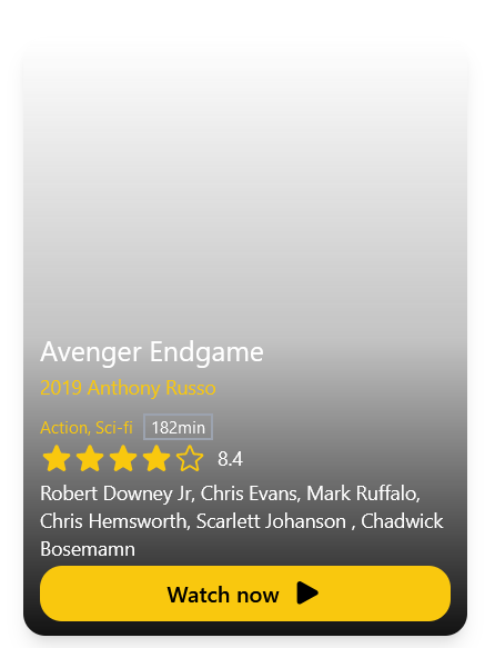 Improve Movie Card component · Issue #1167 · Clueless-Community ...