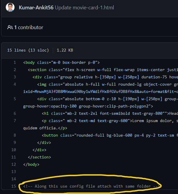 Improve Movie Card 1 · Issue #1168 · Clueless-Community/seamless-ui · GitHub