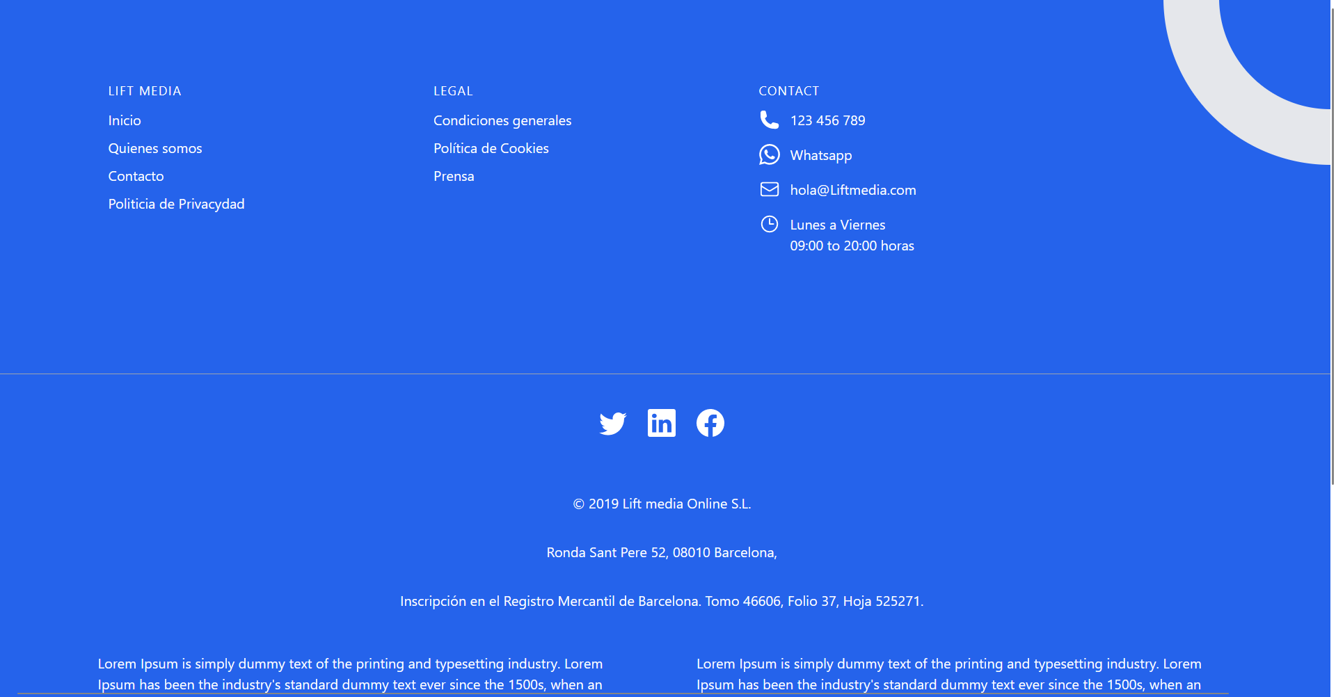 Improve Footer 17 Blue · Issue #1258 · Clueless-Community/seamless-ui · GitHub