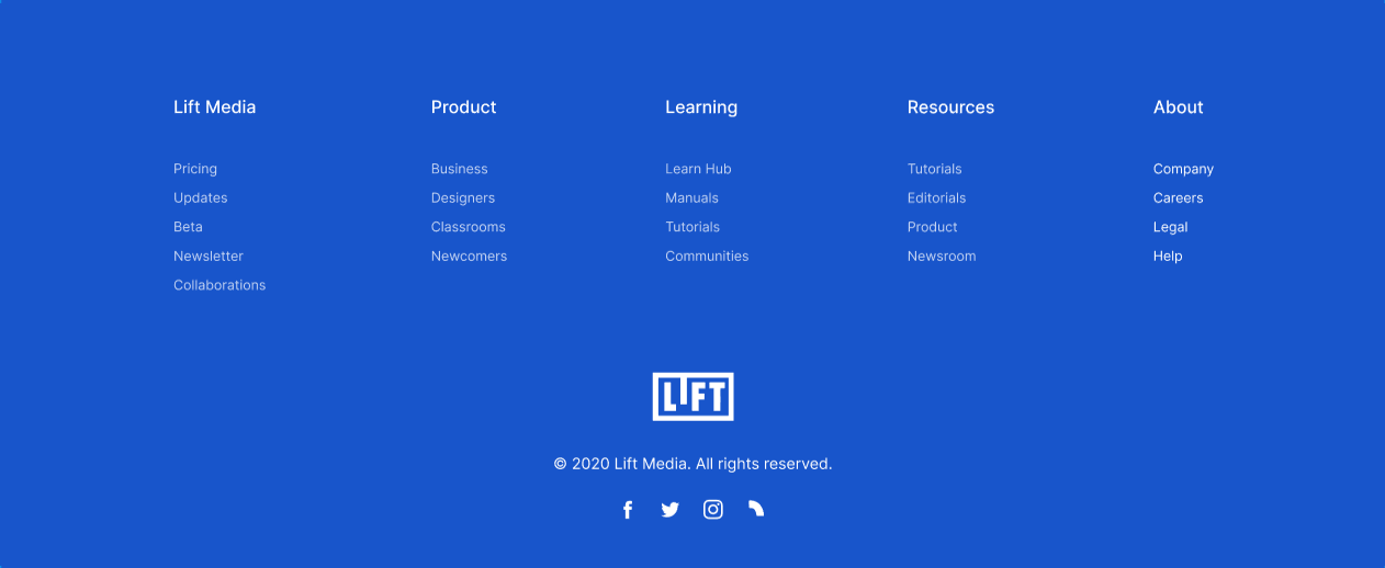 Improve Footer Blue · Issue #1350 · Clueless-Community/seamless-ui · GitHub