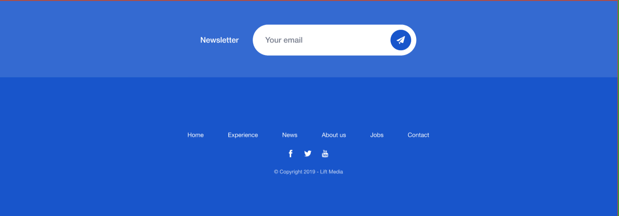 Improve Footer Blue · Issue #1350 · Clueless-Community/seamless-ui · GitHub