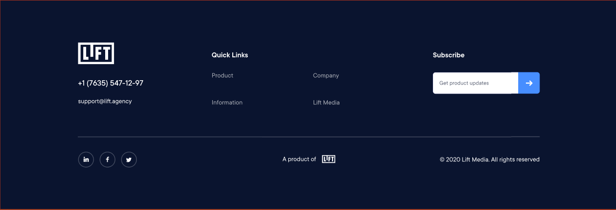 Improve footer Dark 2 · Issue #1353 · Clueless-Community/seamless-ui ...