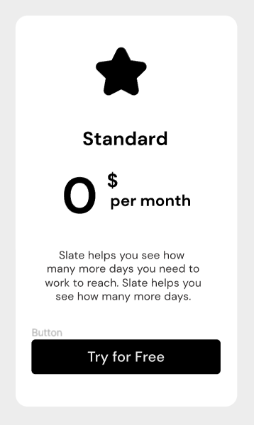 Create Pricing Card 1 White · Issue 1916 · Clueless Community Seamless