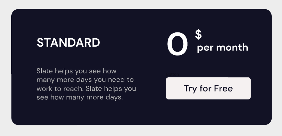 Create Pricing Card 5 Black · Issue 1939 · Clueless Communityseamless Ui · Github
