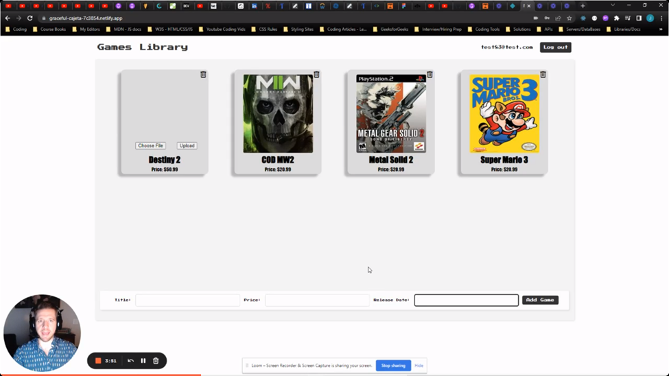 GitHub - JarrodBogard/game-library-frontend: front end for game library