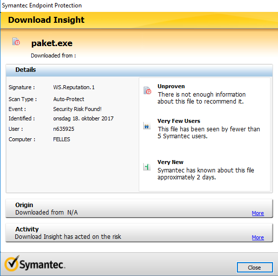 Paket.exe is detected as dangerous and moved to the quarantine · Issue #2647 · fsprojects/Paket ...