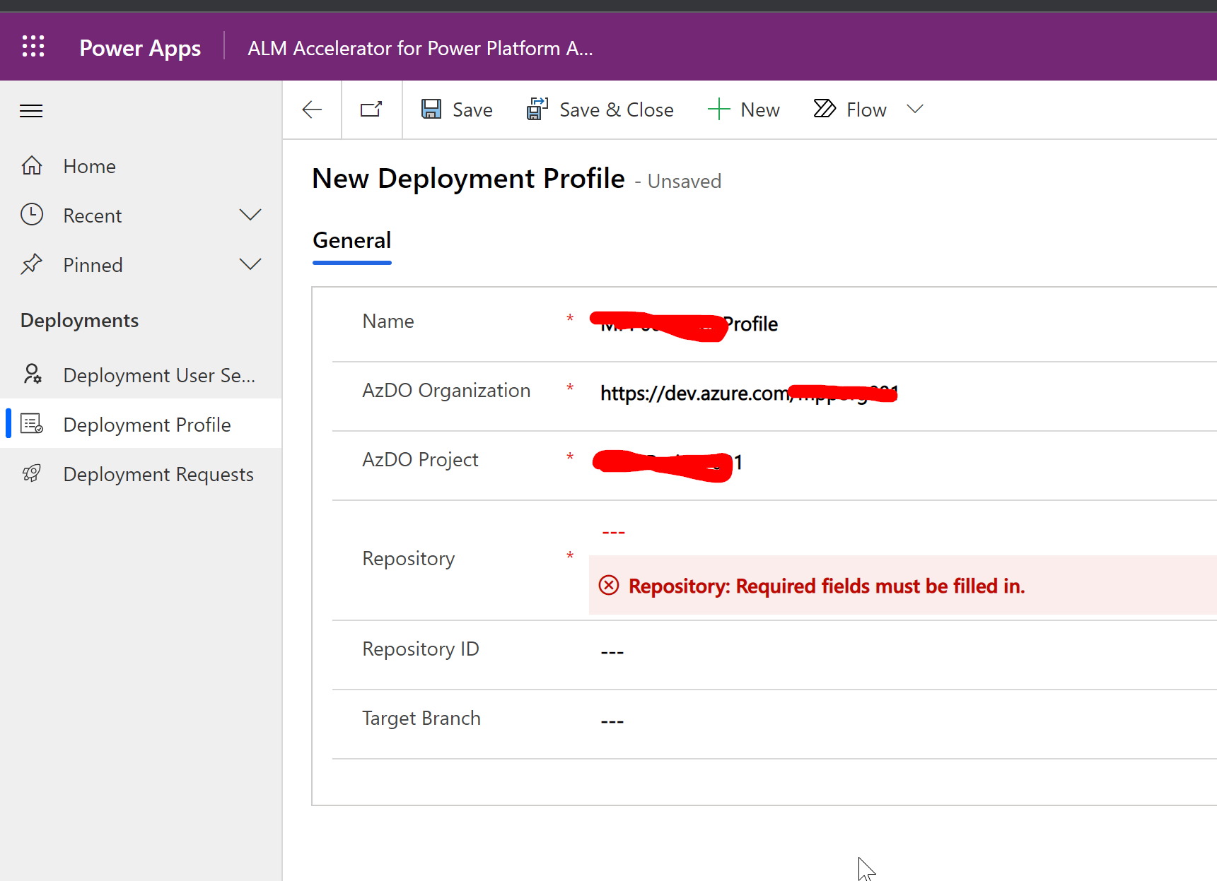 [ALM Accelerator - BUG]: How to provide deployment profile data? · Issue #1920 · microsoft/coe ...
