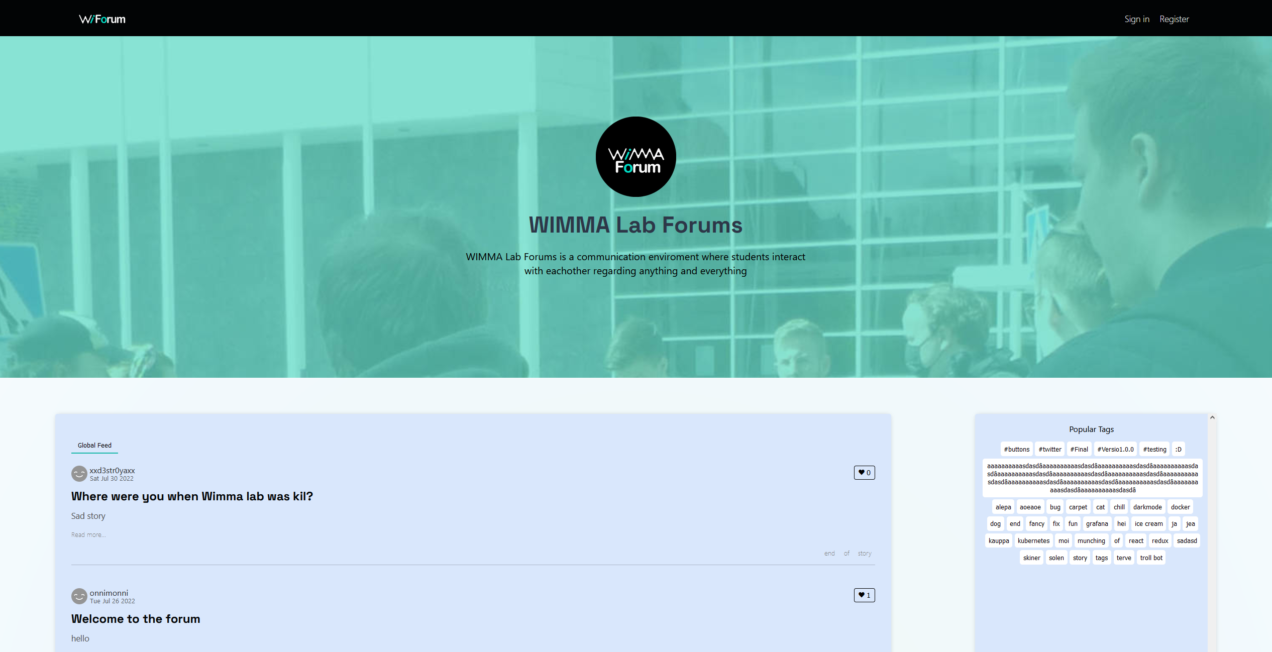 GitHub - Veetivili/Conduit-Wimma-Forum: This project is currently in University GitLab. Project ...