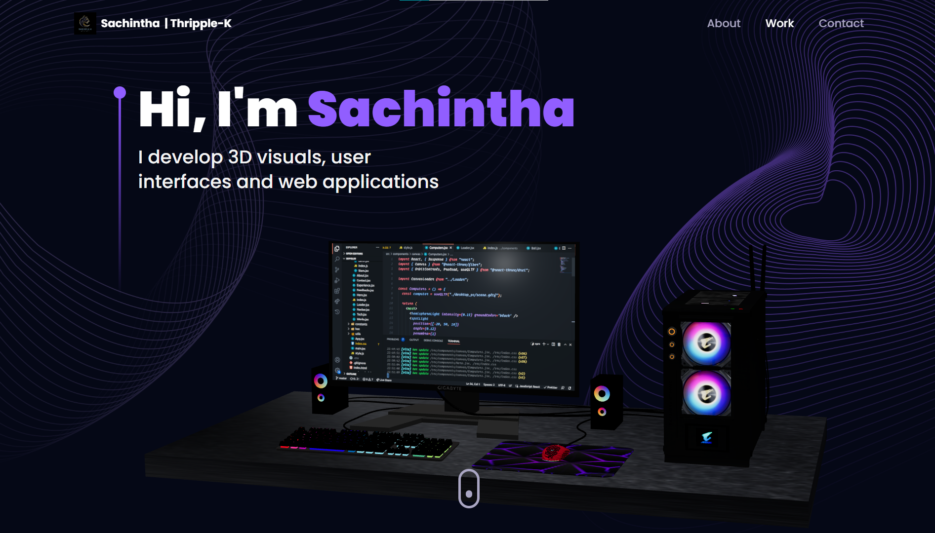 GitHub - Sachintha-Samarathunga/3D-Portfolio: 3D-Portfolio