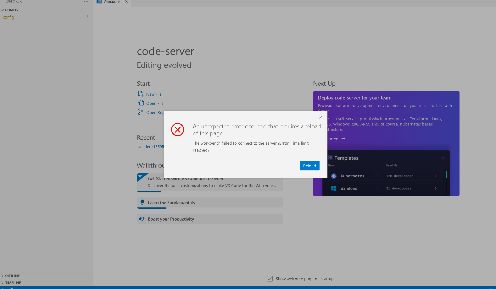 [Bug]: error Forbidden HttpError: Forbidden · Issue #6064 · coder/code-server · GitHub