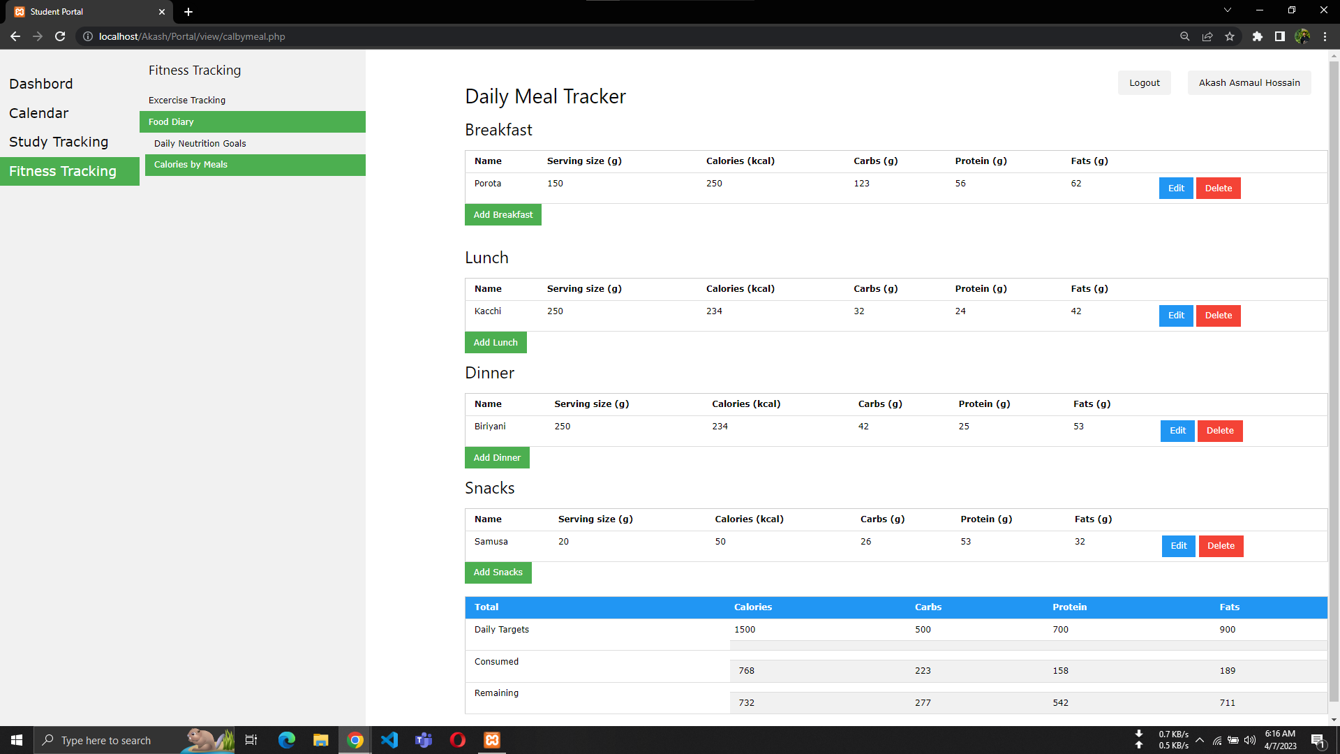 GitHub - akashasmaul/Student-Portal-Web-Development-Project