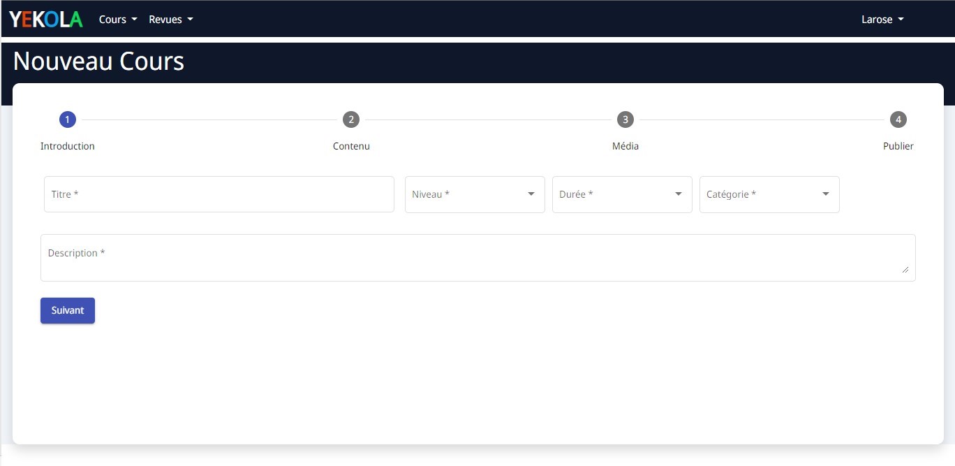 GitHub - LaroseIkitama/angular-e-learning-front-end