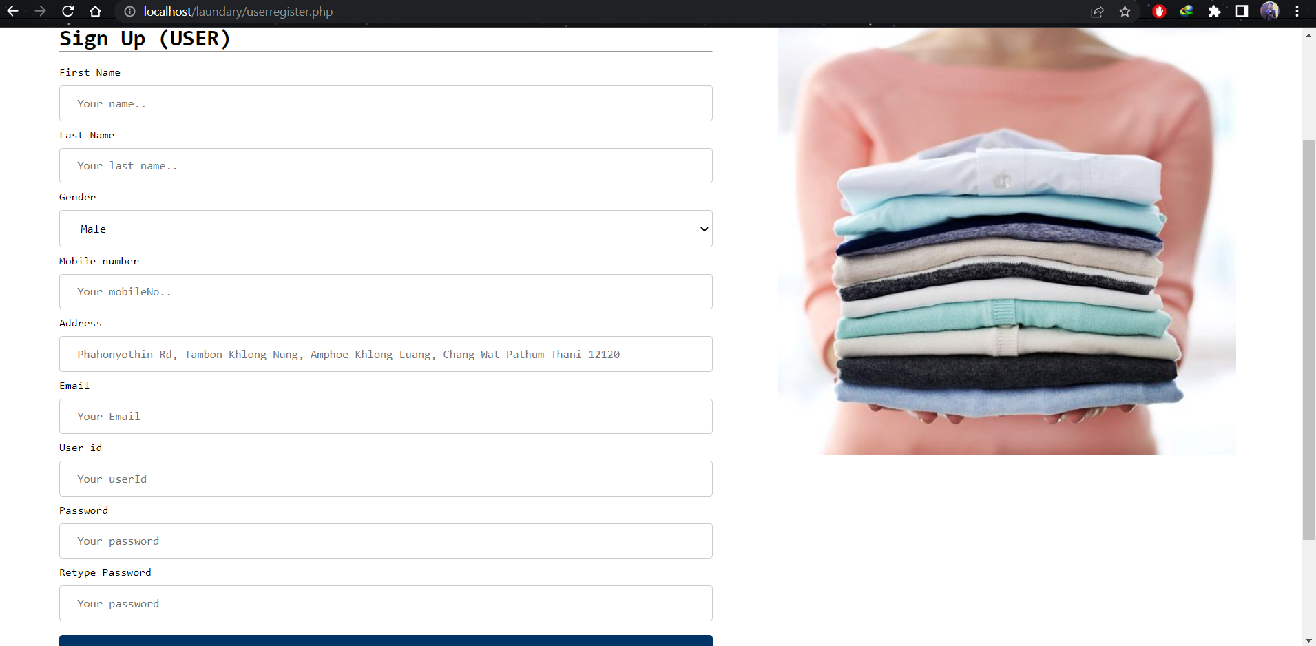 GitHub - VasisthRoy/Laundry-Management