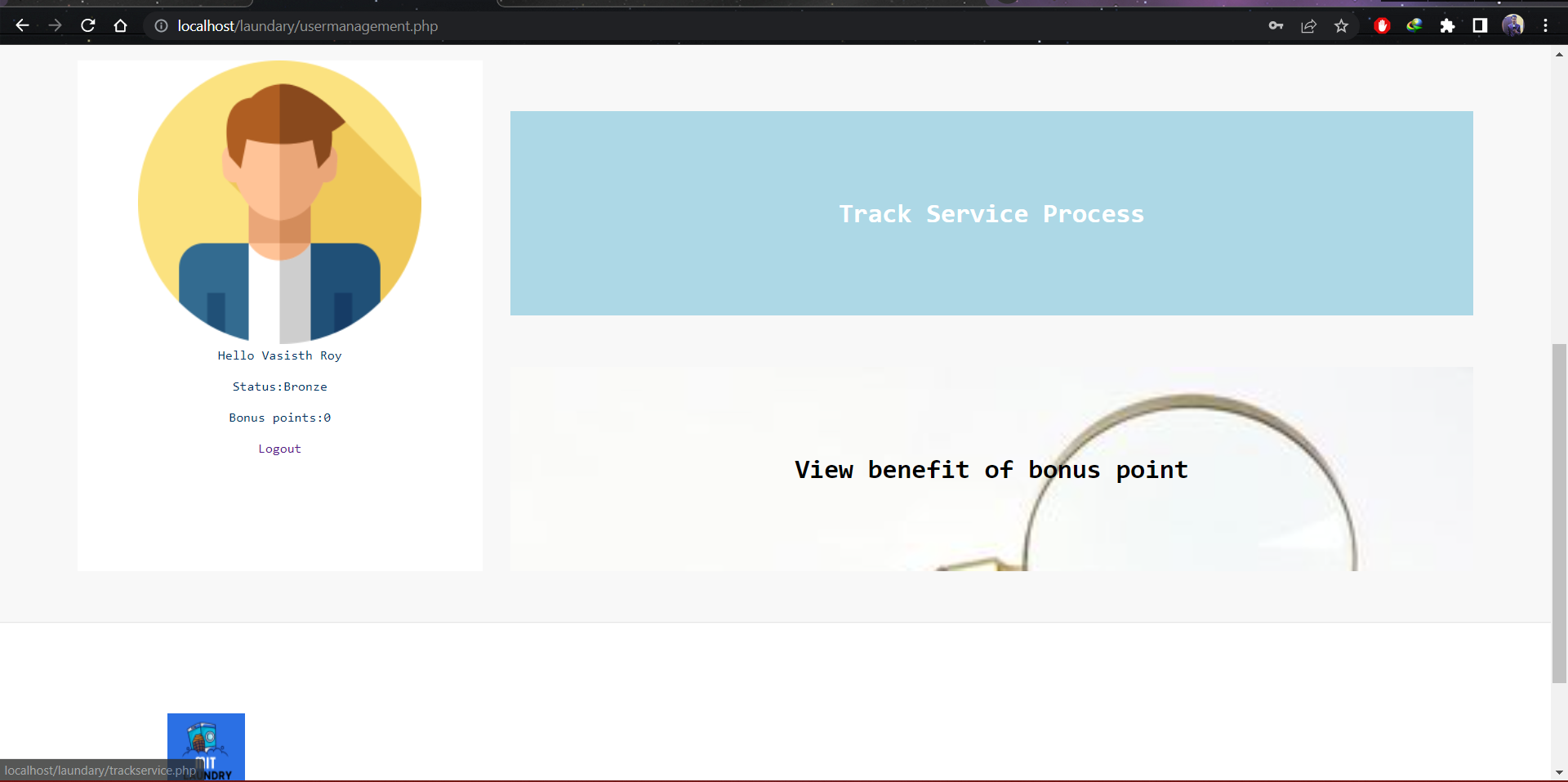 GitHub - VasisthRoy/Laundry-Management