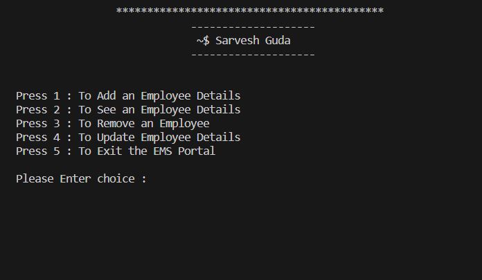 GitHub - Sarveshg09/Employee-Management-System-Java