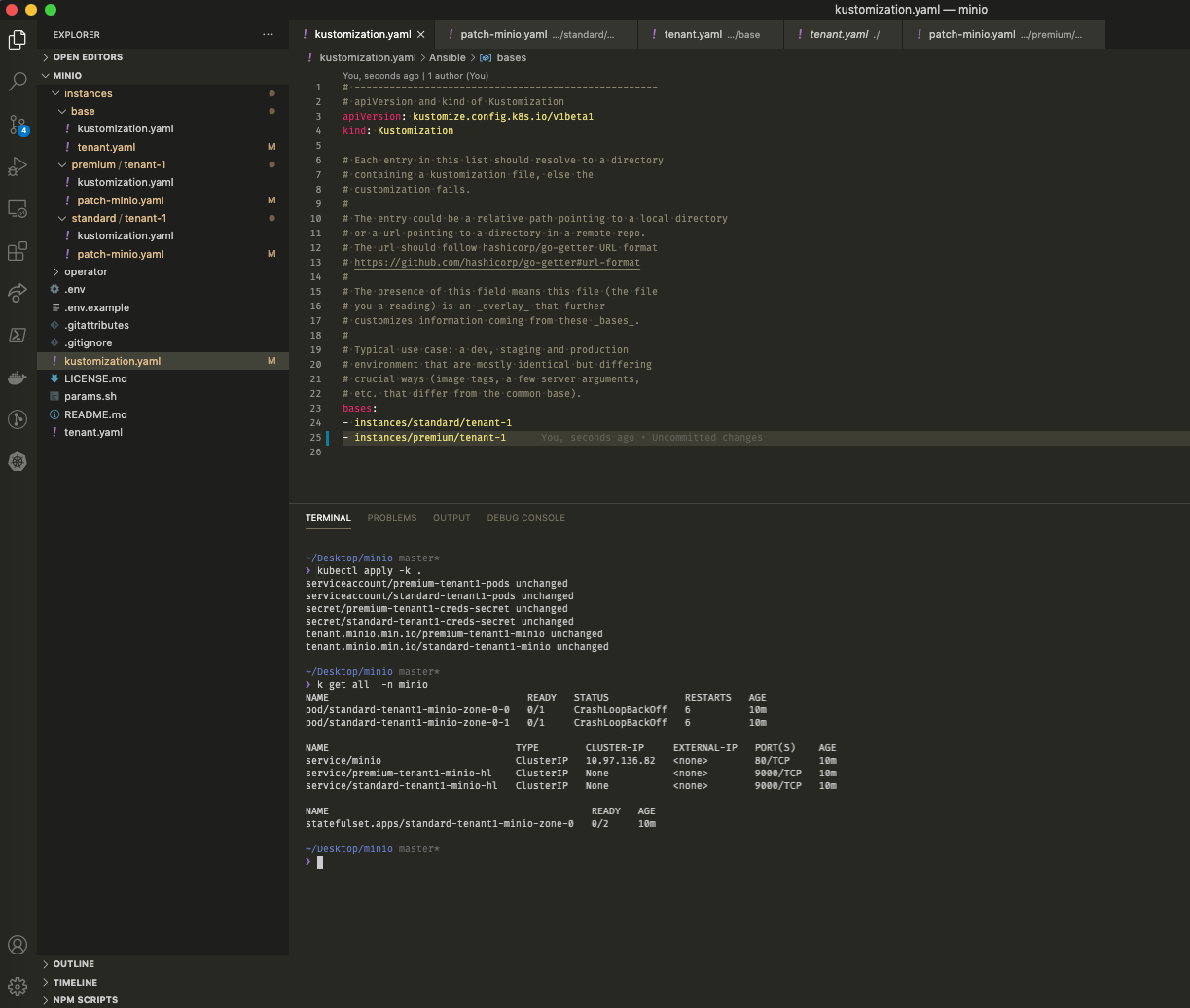 How to replace serviceName for multiple tenants · Issue #357 · minio/operator · GitHub