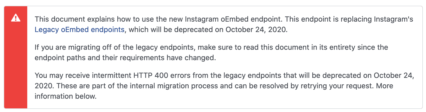 Instagram requires access token for oEmbed now · Issue #150 · spicywebau/craft-embedded-assets ...