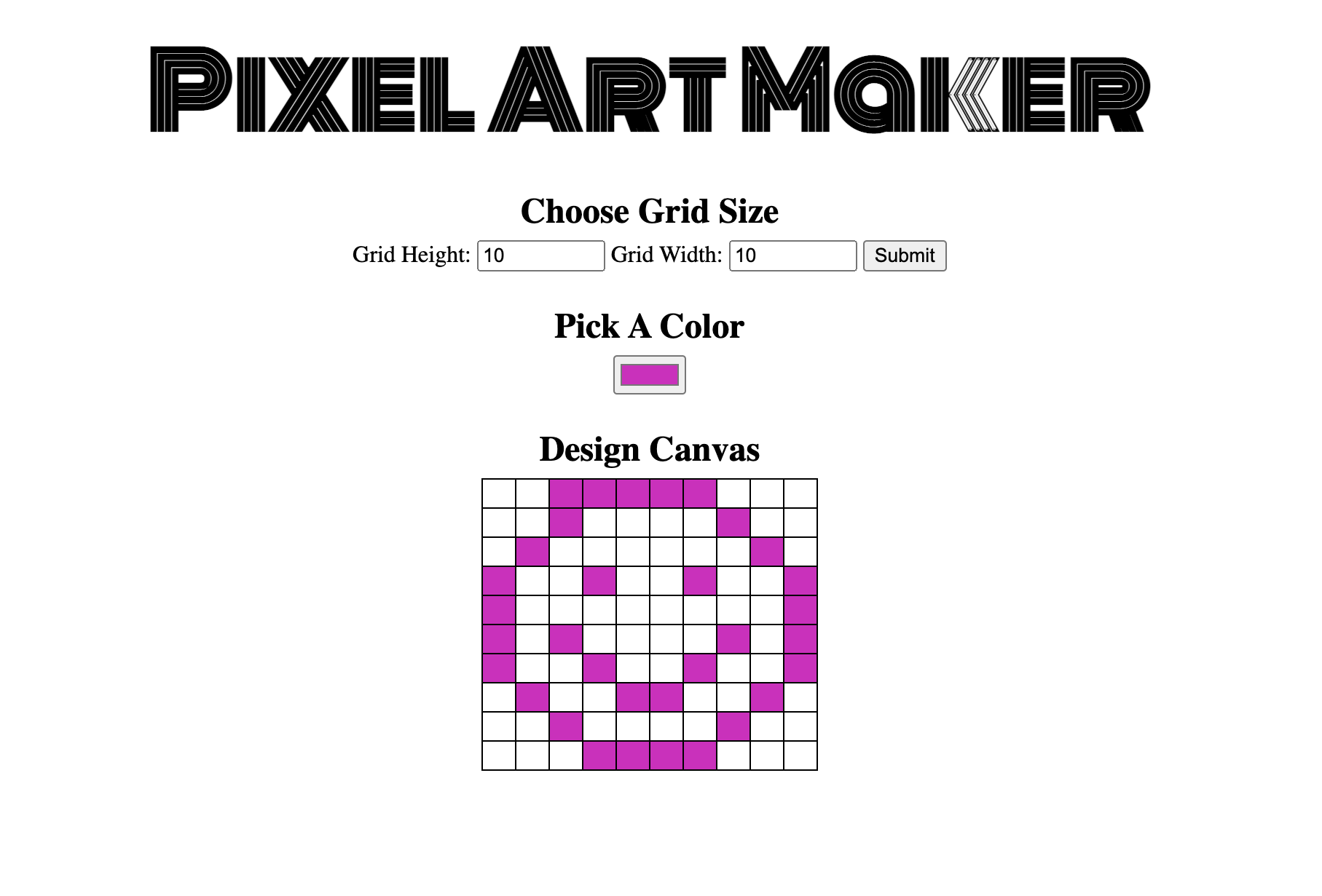 GitHub - eosborn11/Pixel-Grid-Art