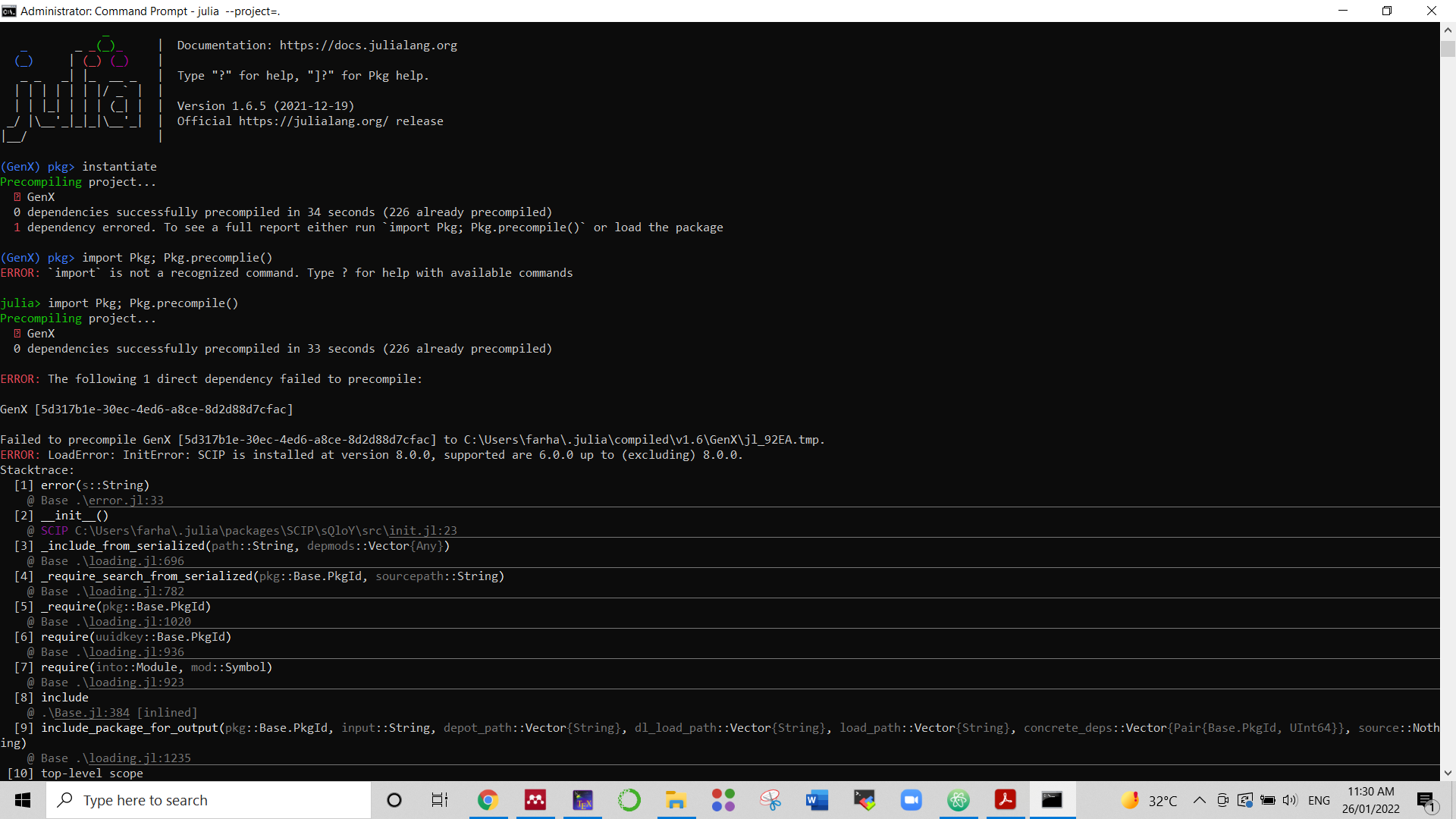 SCIP version conflicts during instantiation · Issue #121 · GenXProject ...