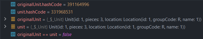 Hash codes not equal on freezed object with same values · Issue #680 · rrousselGit/freezed · GitHub