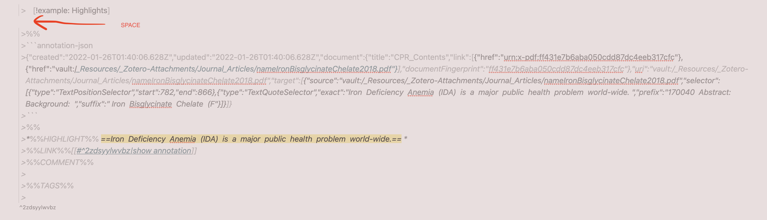 Choose where highlights are written in note body · Issue #124 · elias-sundqvist/obsidian ...