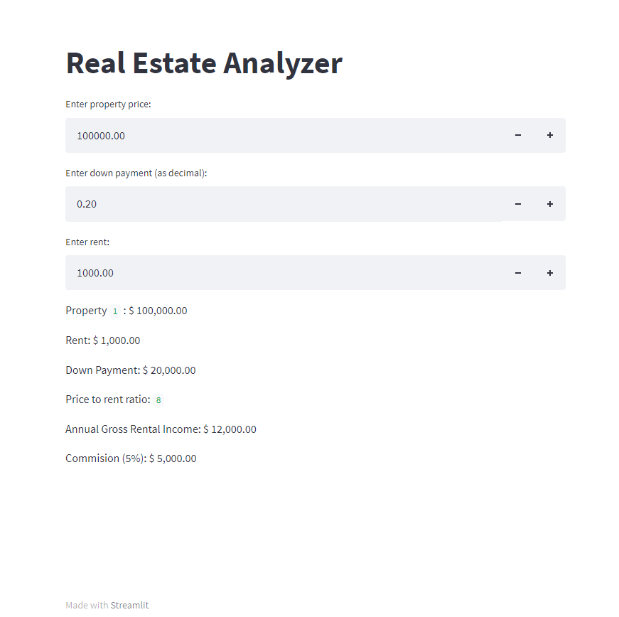 GitHub - J0sephCs/Real-Estate-Analyzer