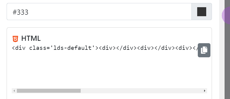 Html Text Overflows Behind The Copy Button · Issue 77 · Iomechspure Css Loaders Extended · Github