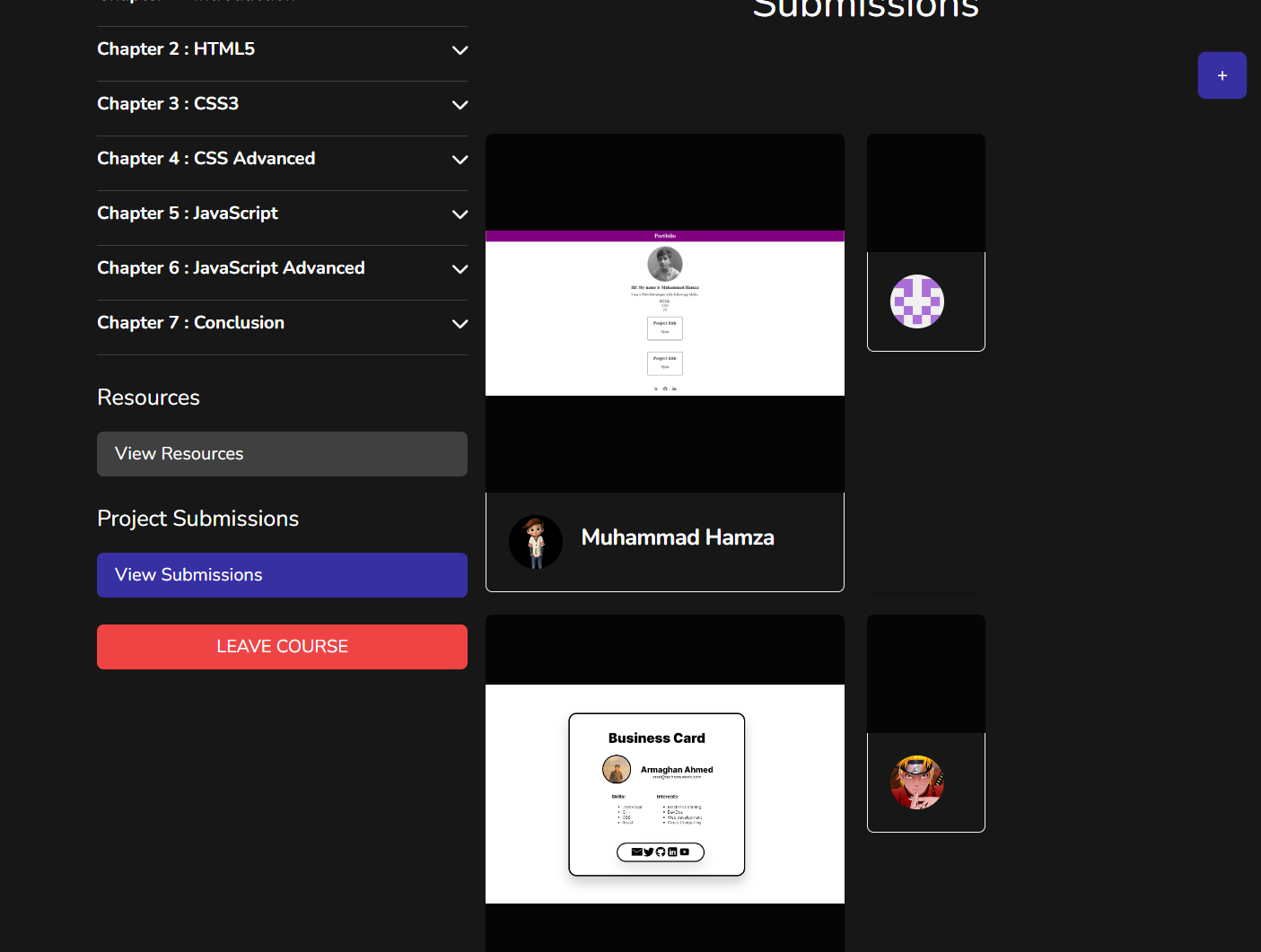 Submissions: Make every card of similar width · Issue #91 · AhsanAyaz ...