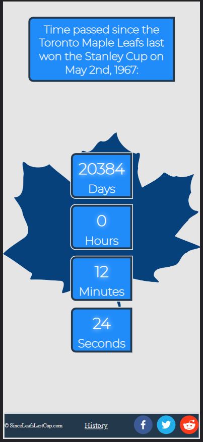 GitHub - daviskj/leafs-timer