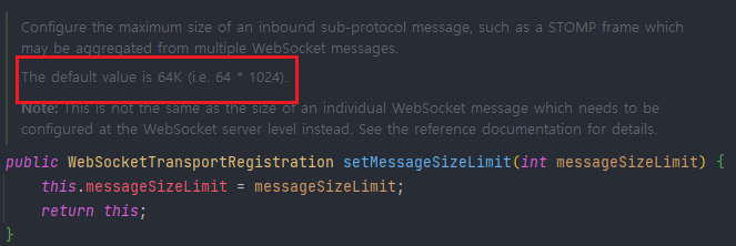 채팅 도배 시 연결 끊김 현상 방지를 위한 메시지 사이즈, 샌드 버퍼 사이즈 Limit 변경 · Issue #248 · sparta-team6/CO-UP-TEAM-BE ...