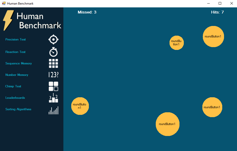 GitHub - szEdmond/HumanBenchmark-Old-Project: My first semester project, written in C# with ...