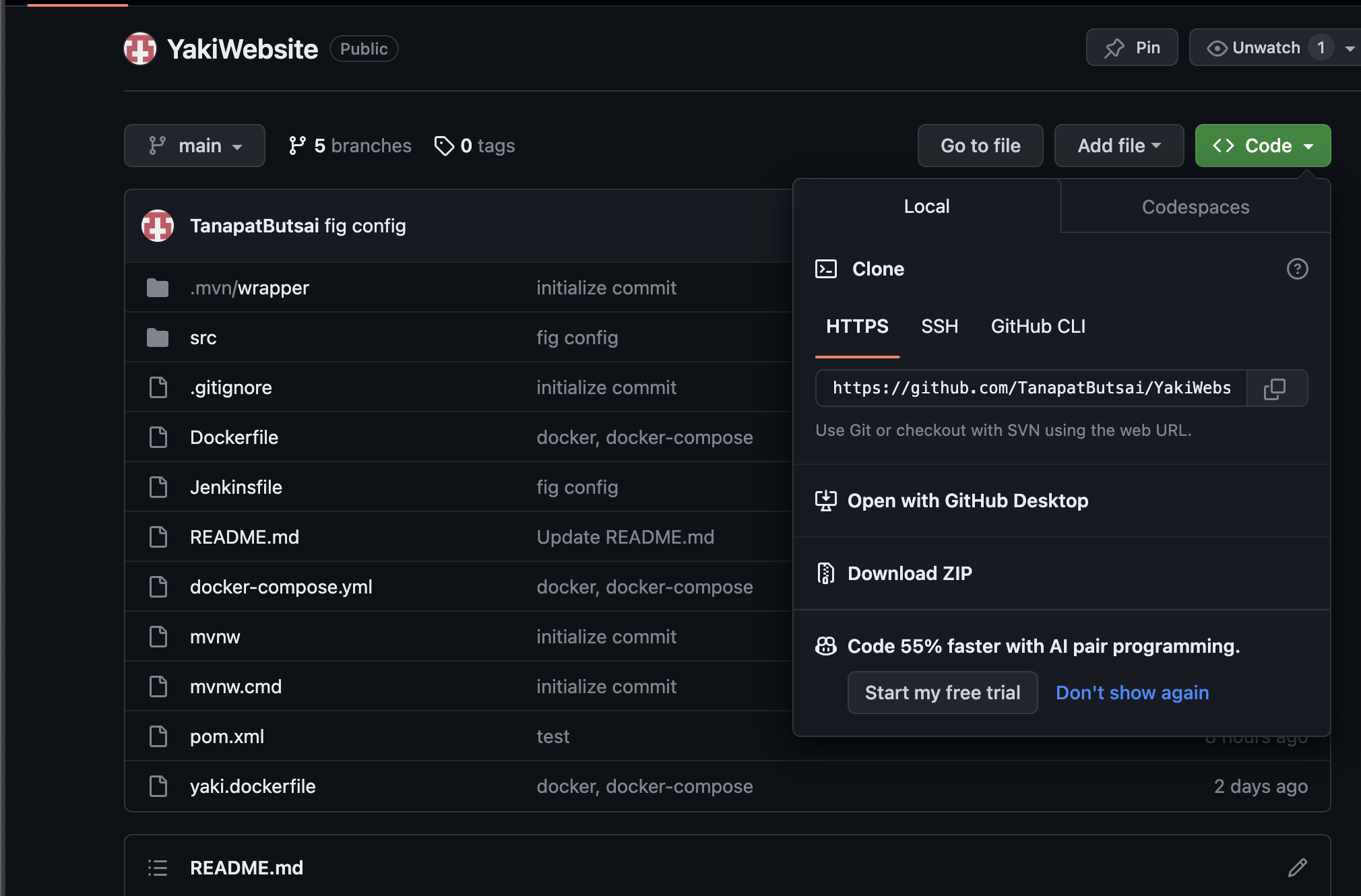GitHub - TanapatButsai/YakiWebsite