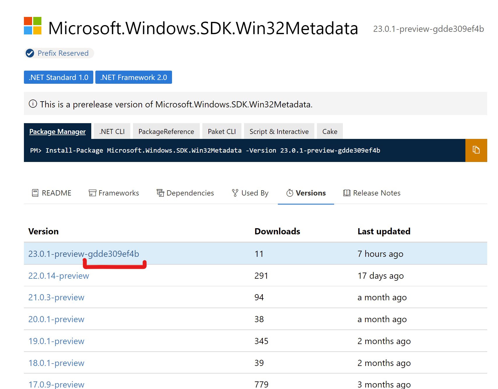 Odd version number · Issue #916 · microsoft/win32metadata · GitHub