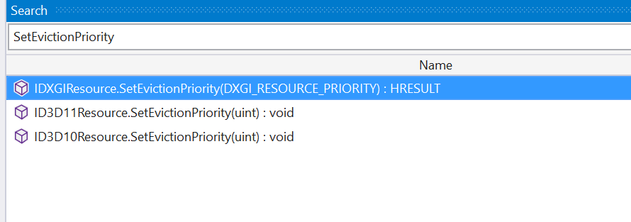 `id3d11texture2d Setevictionpriority` Should Accept `dxgi Resource Priority` As The Param Type