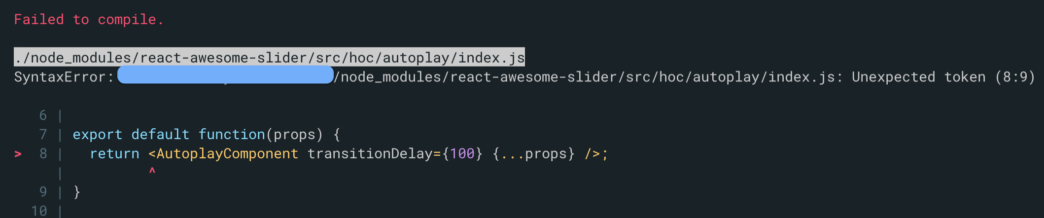 Autoplay option is not working · Issue #47 · rcaferati/react-awesome ...