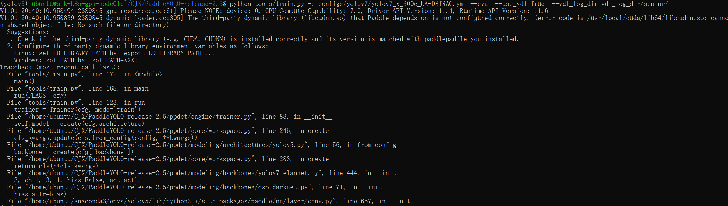 PaddlePaddle配不上cuda环境 · Issue #7246 · PaddlePaddle/PaddleDetection · GitHub