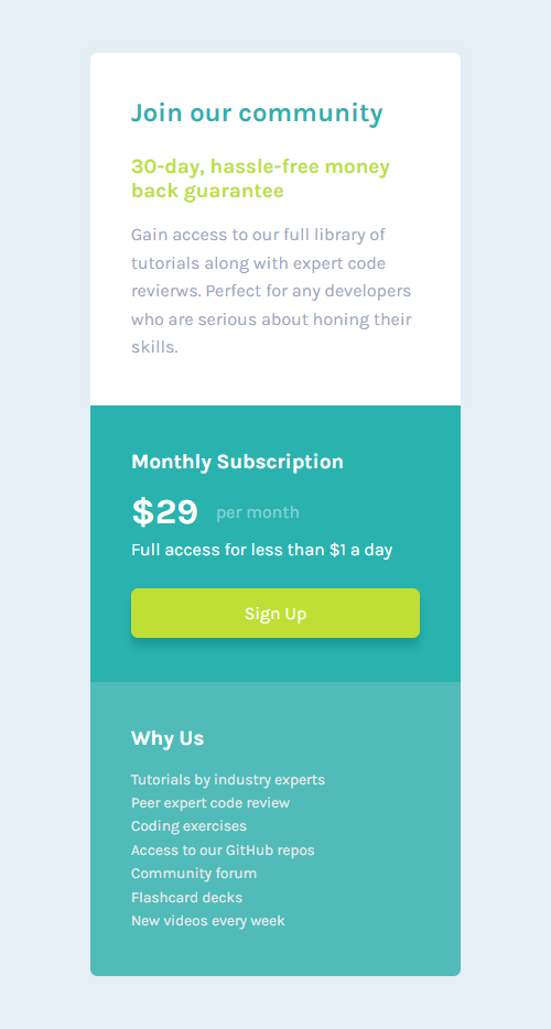 GitHub - RedouaneAjgagal/single-price-grid-component: a new challenge focusing on grids and columns