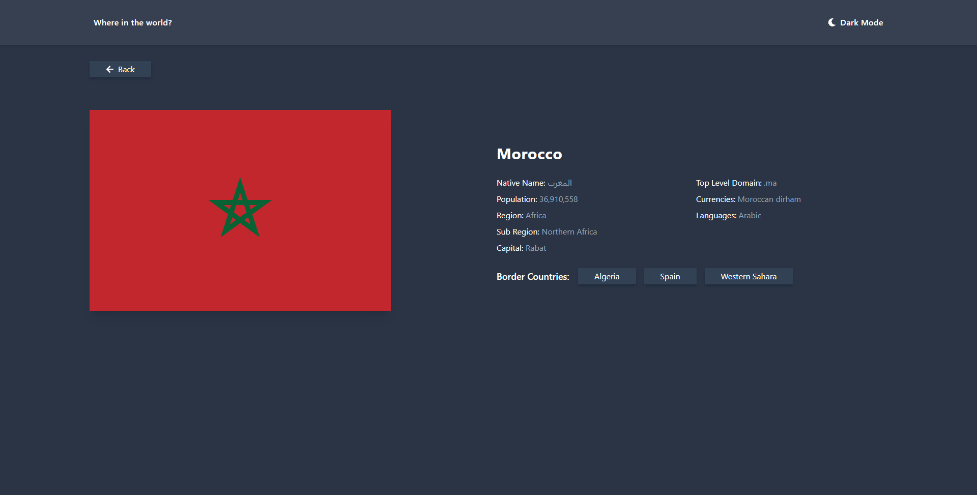 GitHub - RedouaneAjgagal/rest-countries: Country Details App. Find all ...