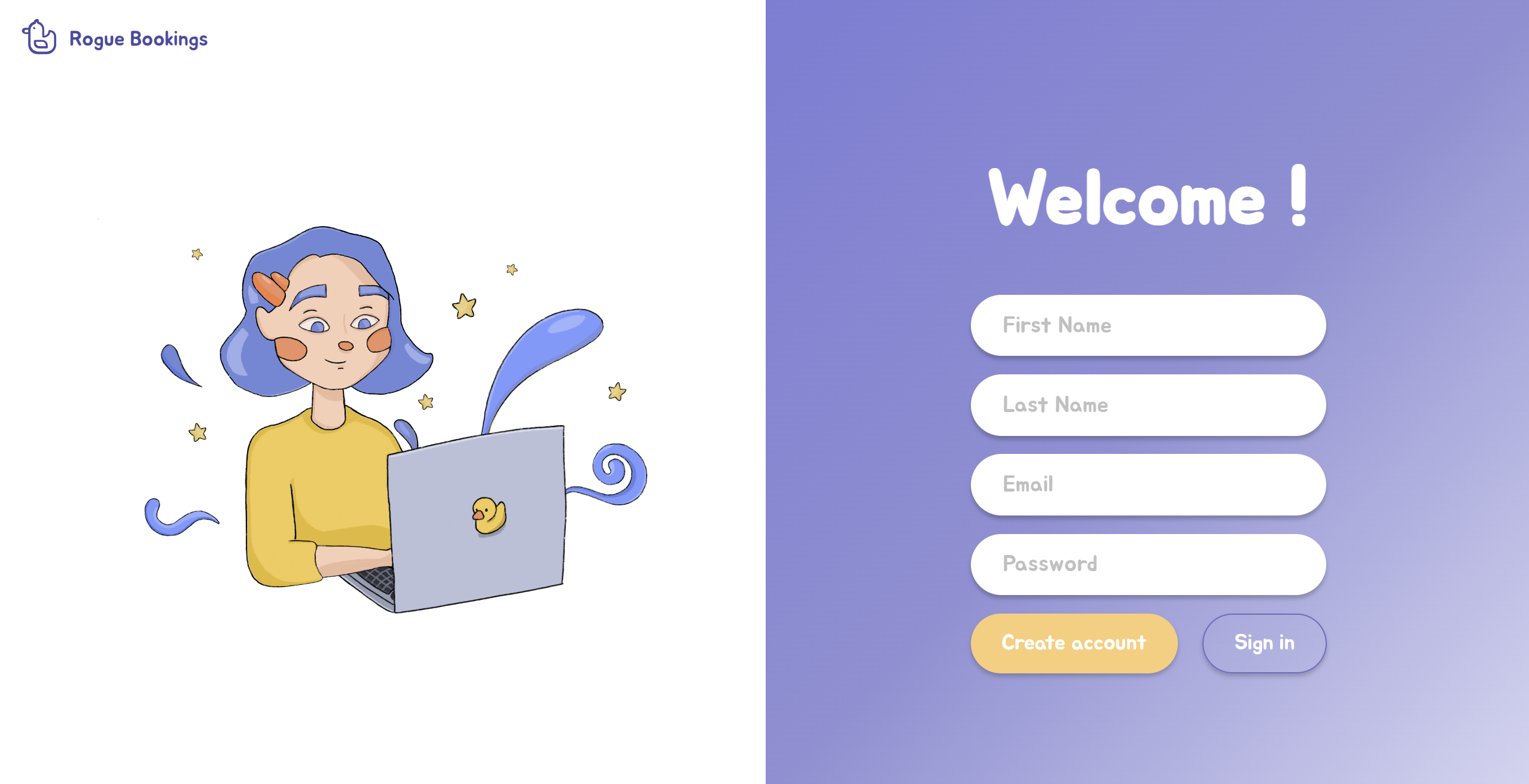 GitHub - Grilo16/RogueBookingsClient: A React/Javascript Front end page for a business ...