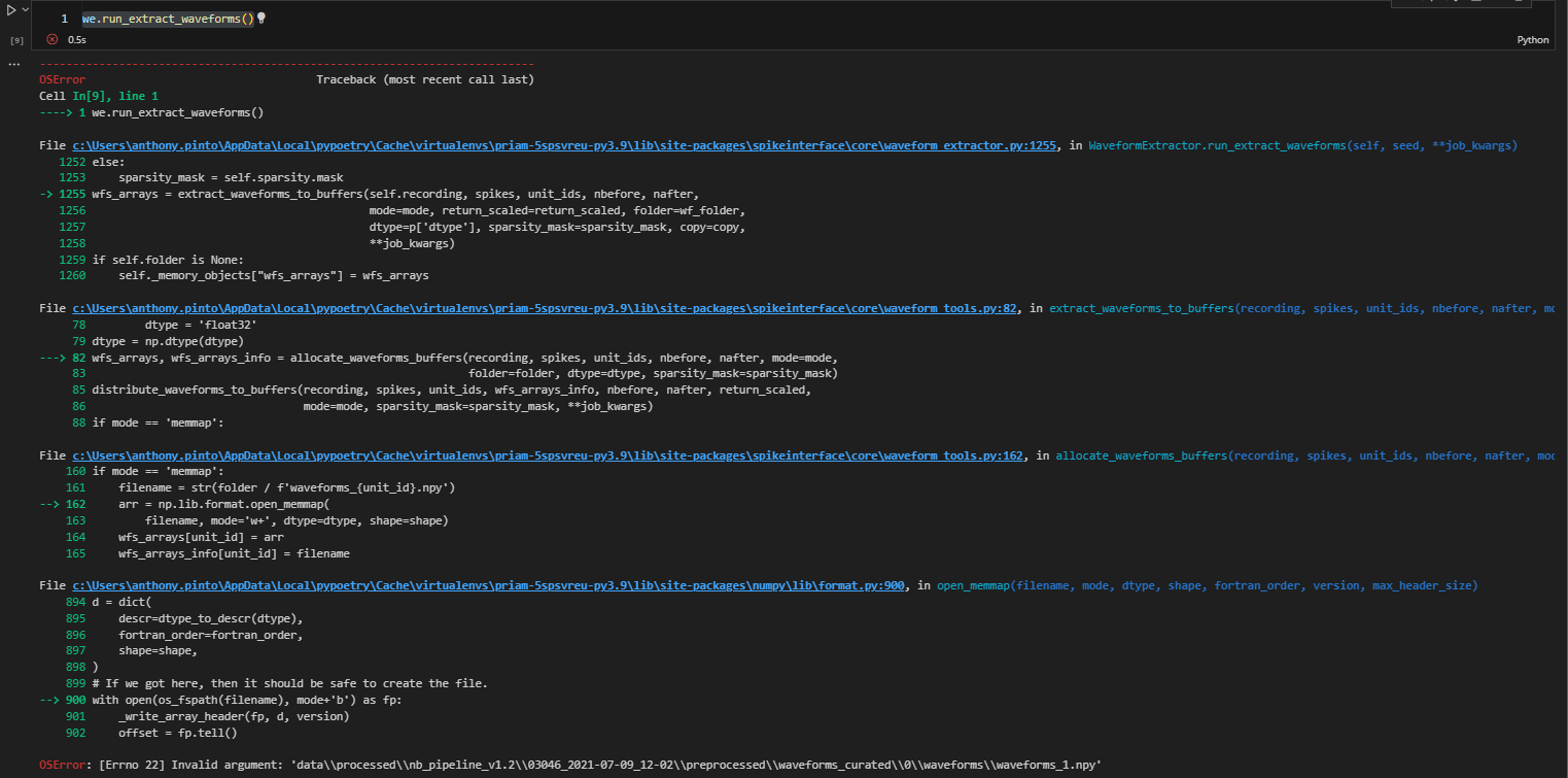 run_extract_waveforms after cluster split curation with Phy · Issue #1690 · SpikeInterface ...