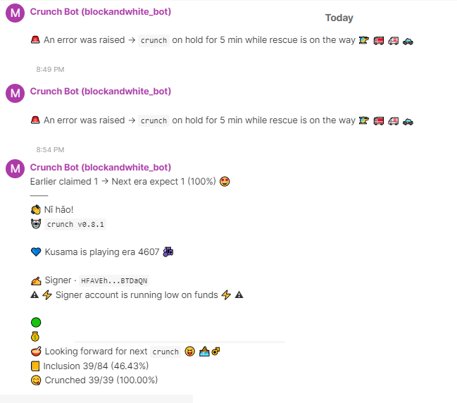 Crunch suddenly doesn't work - Rpc error · Issue #25 · turboflakes/crunch · GitHub