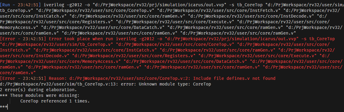 [0.3.0 beta] 由于插件不能分析出使用了"include"语法, 从而导致Sim失败 · Issue #5 · Digital-EDA/Digital-IDE · GitHub