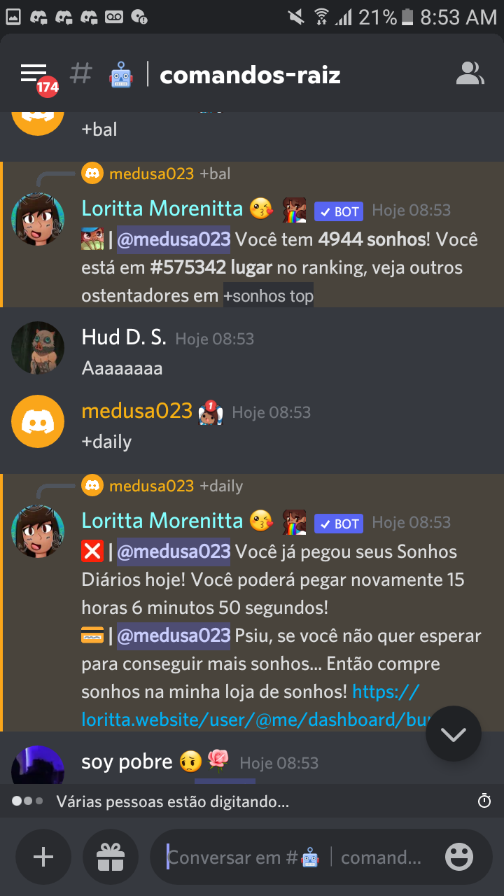 Bug · Issue #327 · LorittaBot/DreamLand · GitHub